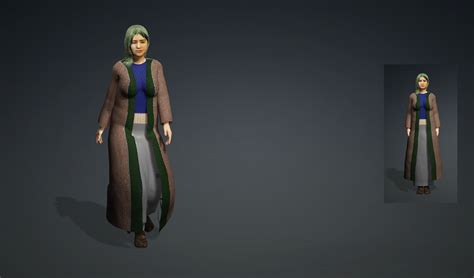 Mina 3d Hq Char 4 Unreal Unity Blender By Repeatloader