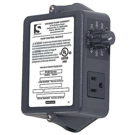 Stenner 5 Sec Max Pulse Duration 120v Ac Pump Control Module 4vzg9 Pcm5 Grainger