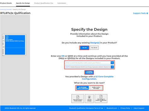 Bluetooth Qualification RTL H SDK V Documentation