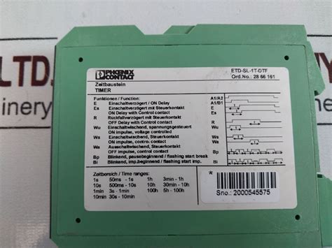 phoenix contact etd sl 1t dtf timer aeliya marine