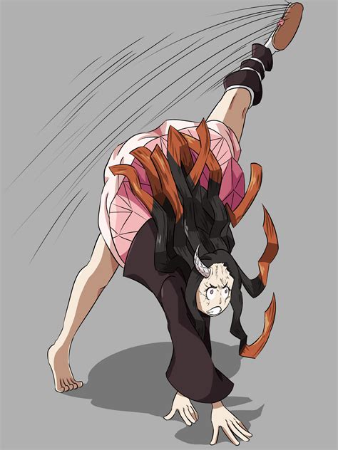 Nezuko Im Practicing Drawing More Dynamic Poses R Kimetsunoyaiba