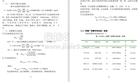 年产1 5万吨味精工厂发酵车间设计 Cad 说明书 机械5