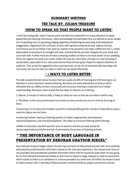 summary writing pdf