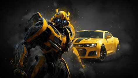 1242x2668 Yellow Thunder Bumblebee Camaro In Action Iphone Xs Max Hd 4k Wallpapers Images