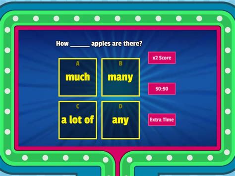 Quantifiers Practice Quiz Gameshow Quiz
