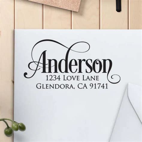 Self Inking Return Address Stamp Script Zazzle
