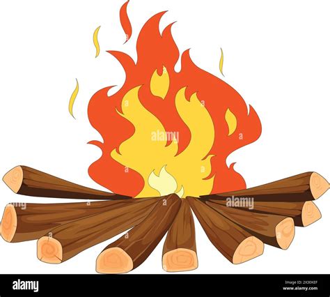 Fire Vector Illustration Stock Vector Image And Art Alamy