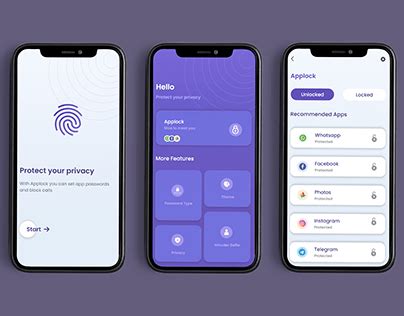 Applock Projects Photos Videos Logos Illustrations And Branding Behance