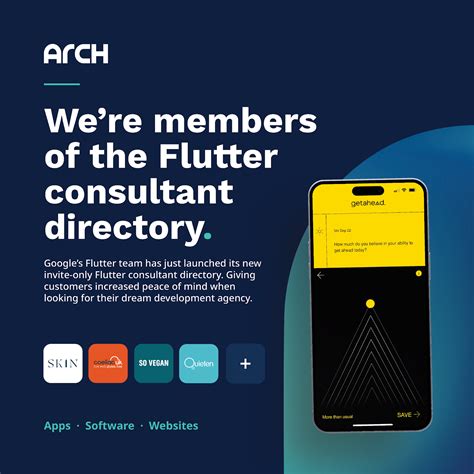 Arch Makes The Flutter Consulting Directory Blog Wearearch