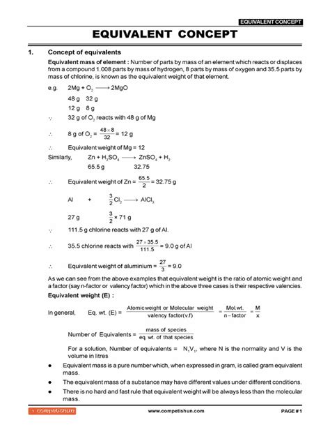 11 Theory Equivalent Concept Pdf