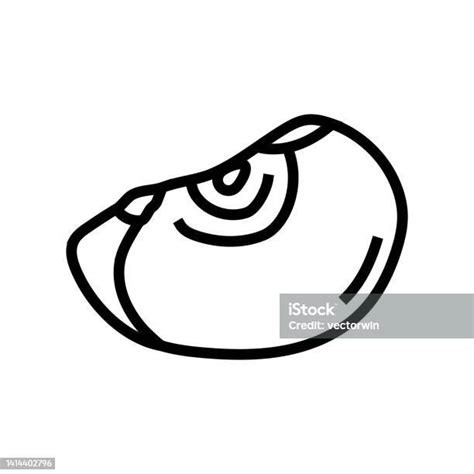 슬라이스 사과 컷 과일 라인 아이콘 벡터 일러스트 레이 션 가을에 대한 스톡 벡터 아트 및 기타 이미지 가을 건강한 생활방식 건강한 식생활 Istock