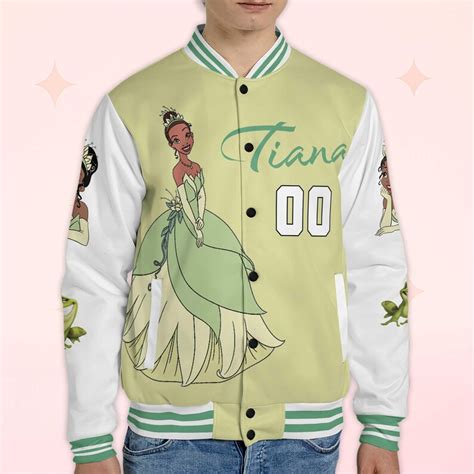 Personalized Tiana Varsity Jacket Custom The Princess And The Frog