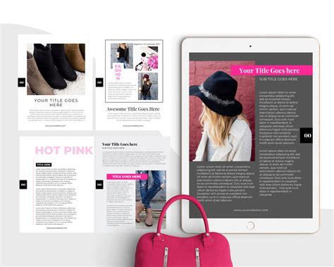 Hot Pink Fashion Canva TemplateEbook Lead Magnet Canva Etsy