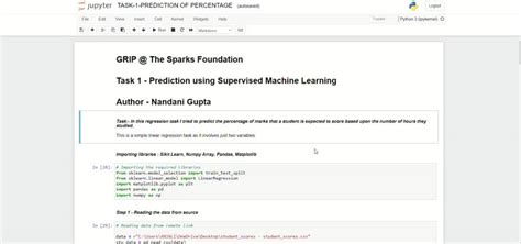 successful completion of supervised learning task by the sparks