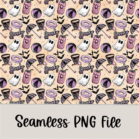 Spooky Summer 12x12 Pattern Png Digital File Etsy