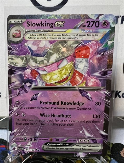 2023 Slowking Ex Ultra Rare 086193 Scarlet And Violet Paldea Evolved P