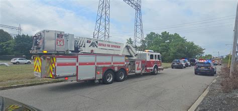 Buffalo Buffalo Fire Department Helmets And Hose Wagons