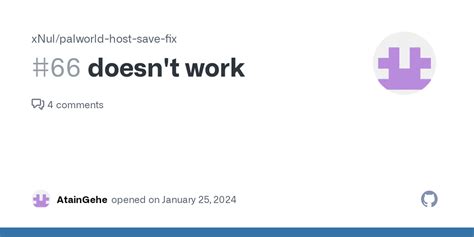 Doesnt Work · Issue 66 · Xnulpalworld Host Save Fix · Github