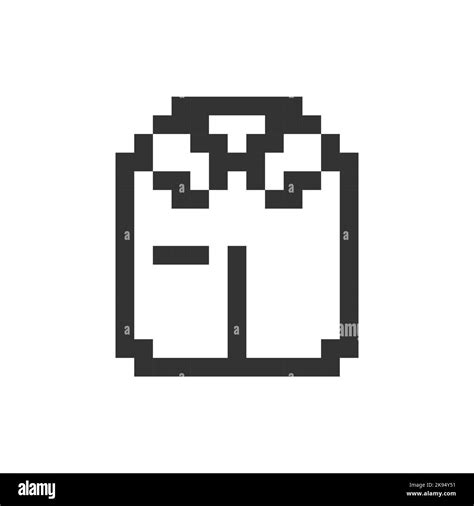 Folded Shirt Pixelated Ui Icon Stock Vector Image And Art Alamy