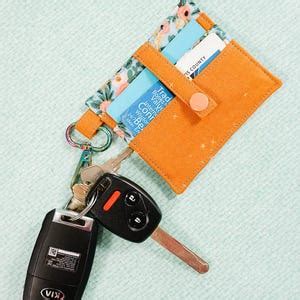 Keychain Card Wallet Sewing Pattern Beginner Pdf Project Digital