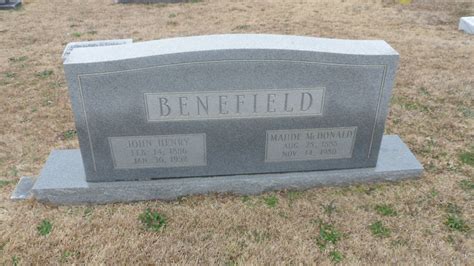 John Henry Benefield 1886 1952 Find A Grave Memorial