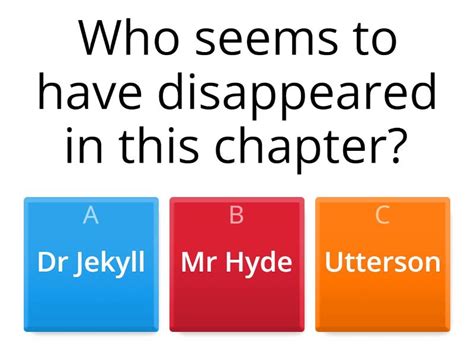 Jekyll And Hyde Plot Chapter 6 Quiz