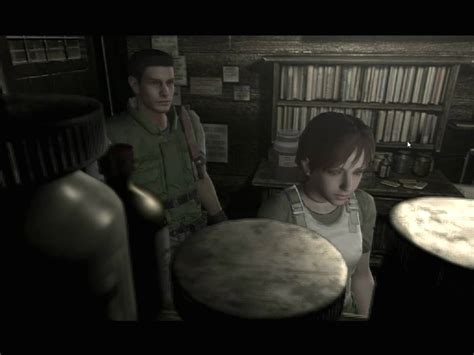 Resident Evil Remake Chris Redfield And Rebecca Chambers Cry Scene