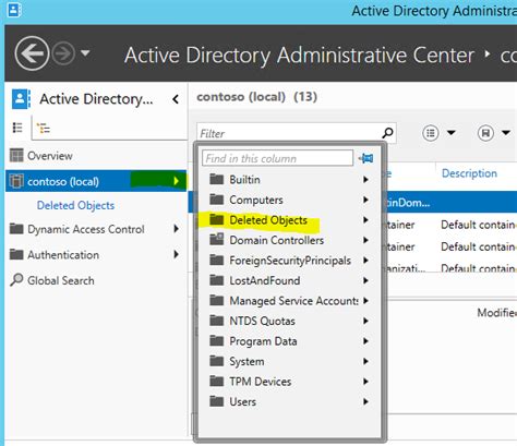 Active Directory Recycle Bin Rebeladmin