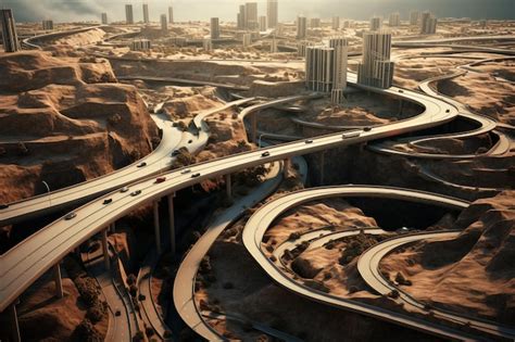 Premium Photo Driving To Work On Highways Problem In Progress