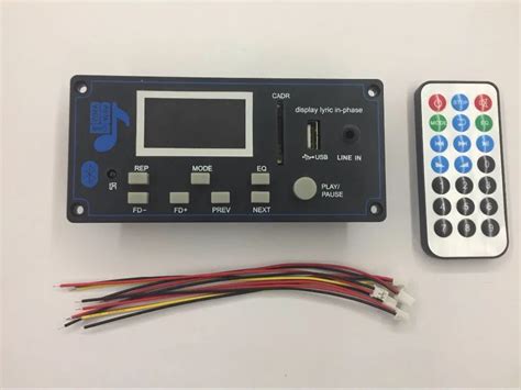V Stereo MP Decoder Board Bluetooth Audio Receiving Decoder Board With Recording Audio