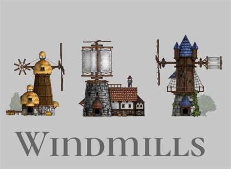 Fantasy Windmills Map Windmills
