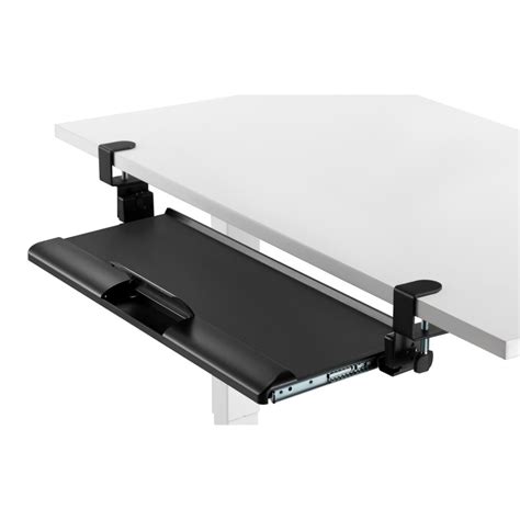 Desk Clamp 5 Position Tilting Keyboard Tray New Kantek Inc