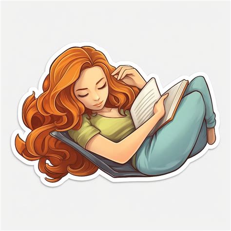 Premium Ai Image Cartoon Styles Of Lazy Girl