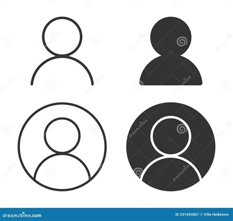 User Profile Login Or Access Authentication Icon Vector Illustration Image Stock Illustration