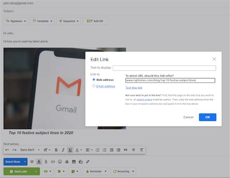 Inserting Links In Gmail Desktop 2024
