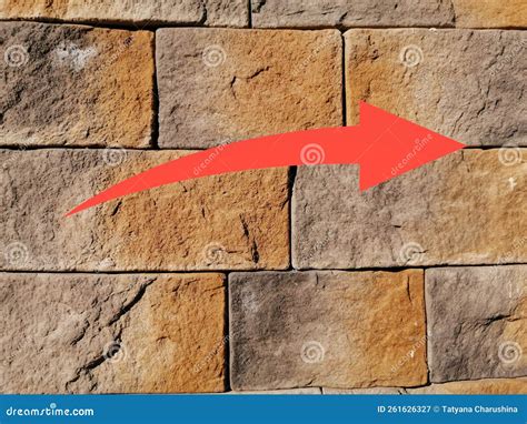 Red Arrow Movement Element Stock Image Image Of Direction 261626327