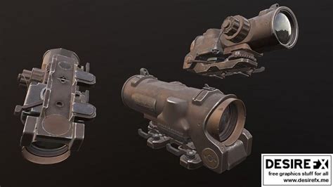 Desire Fx 3d Models Elcan Specter Dr 1 4x Scope