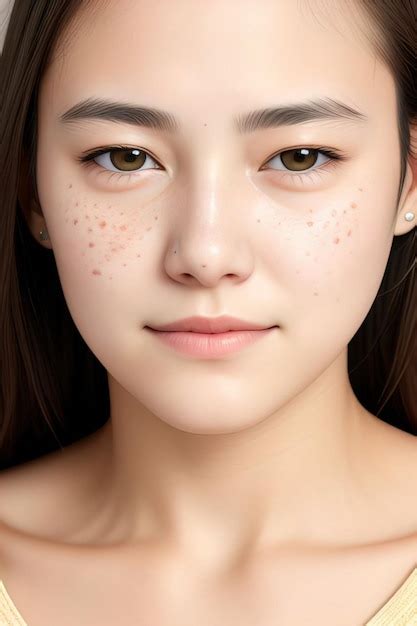 Premium Ai Image Acne And Blackheads On Face