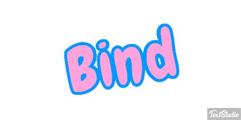 Bind Word Animated  Logo Designs