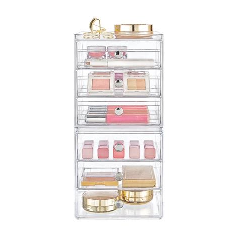 Idesign Clarity 6 Drawer Makeup Storage Starter Kit The Container Store