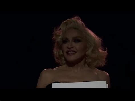 Madonna Vogue With Debi Mazar Live Mediolanum Forum Milano 25 11