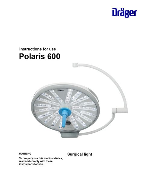 Polaris 600 Ifu 9054591 En Pdf Medical Device Electromagnetic Compatibility