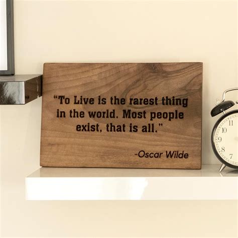 Custom Quote Wooden Plaque Personalized Real Walnut Wood