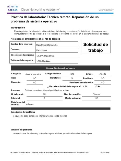 14 2 1 3 Lab Remote Technician Fix An Operating System Problem Pdf