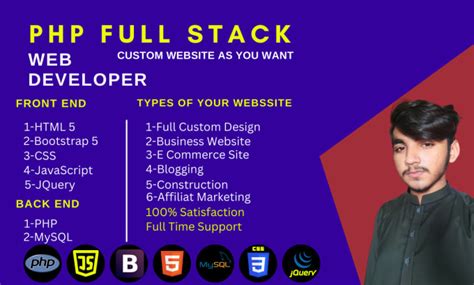 Do Front End Back End Web Design Php Javascript Html By Atifjaved