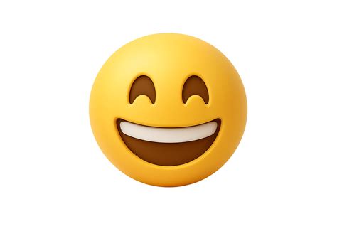 😄 Grinning Face With Smiling Eyes 3d Emoji Brixmoji