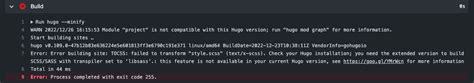 TOCSS Failed To Transform Style Scss Support HUGO