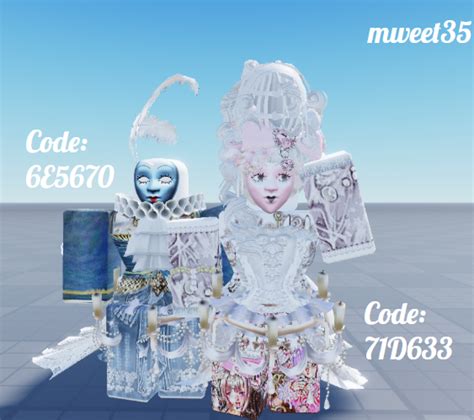 Roblox Rococo R6 Duo Outfits In 2025 Roblox Roblox Roblox Roblox