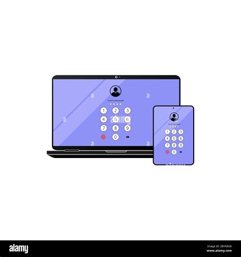 Computer Password Stock Vector Images Alamy