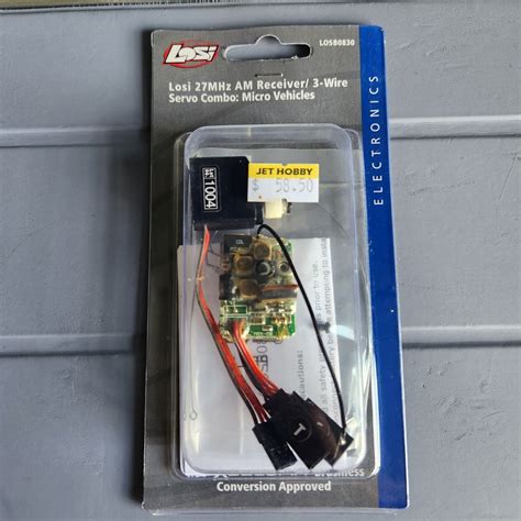 Losi 27mhz Am Receiver And Servo Combo 3 Wire Sports Equipment Other